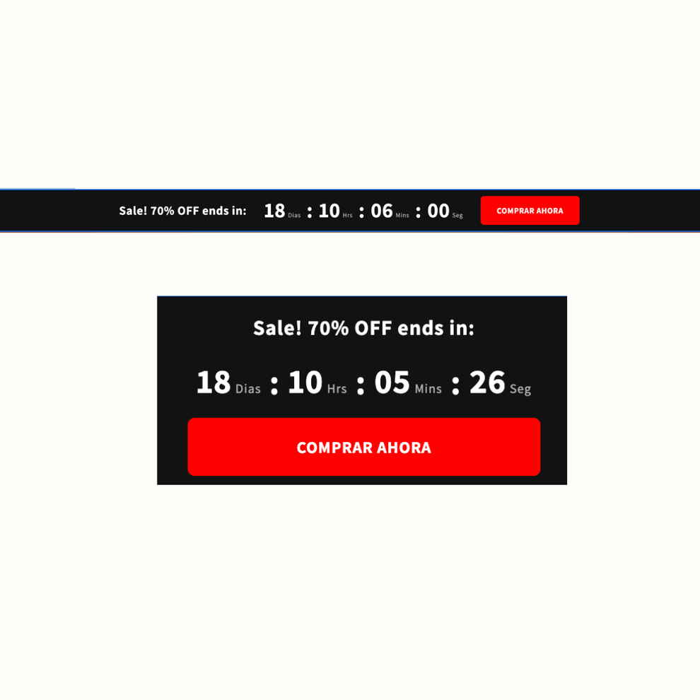 Countdown Timer Section – LeonardoLeyva